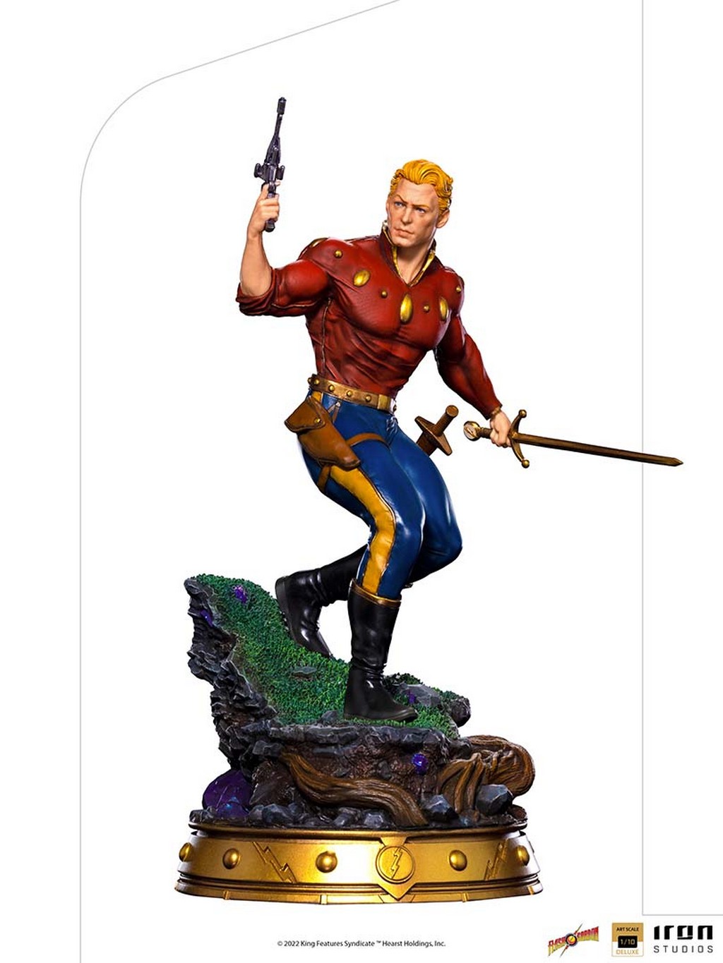 Flash Gordon - Deluxe Flash Gordon 1:10 Scale Statue - IRON STUDIOS ...