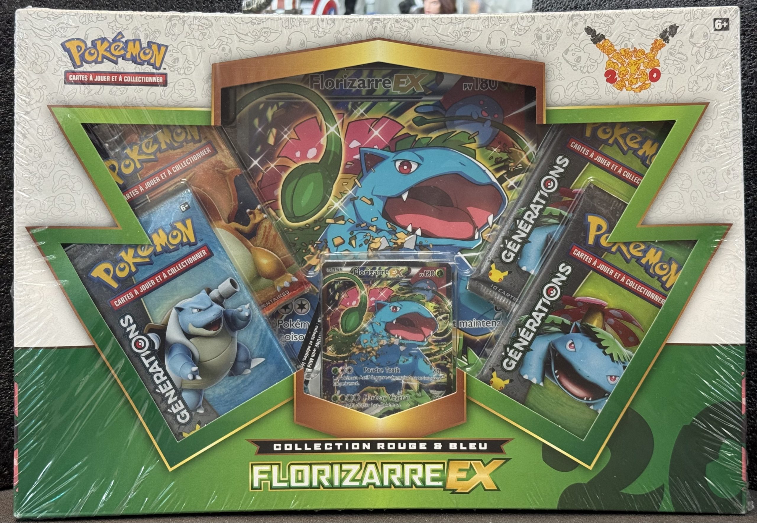 Pokemon - COFFRET FLORIZARRE-EX 20 ANS GÉNÉRATIONS (FR) - Hobby One