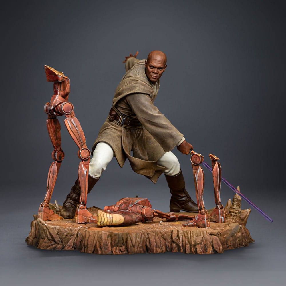 Star Wars statuette 1/10 Art Scale Mace Windu - IRON STUDIOS - Hobby One