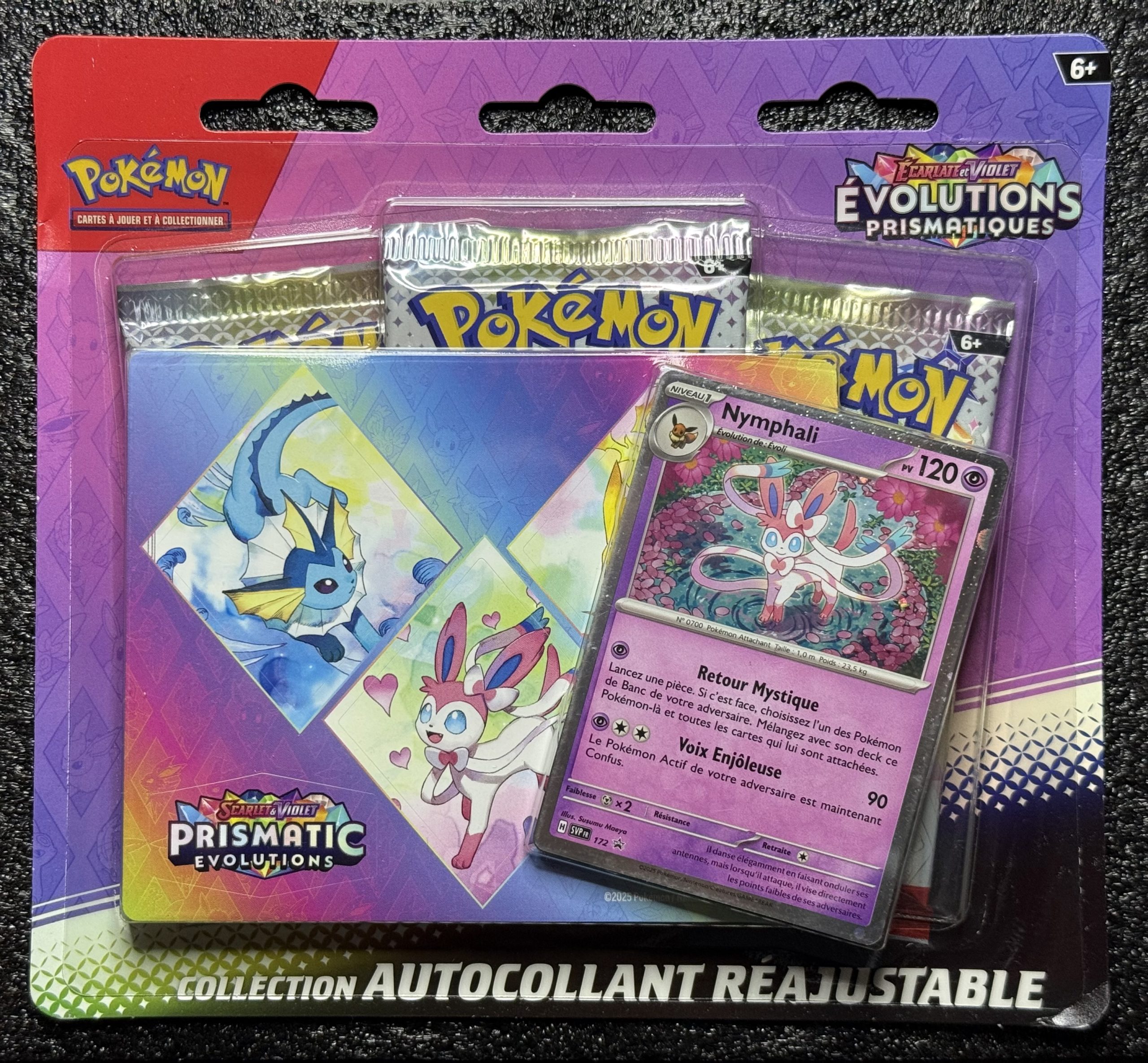 POKEMON - TRI-PACK ÉVOLUTIONS PRISMATIQUES (NYMPHALI) FR - Hobby One ...