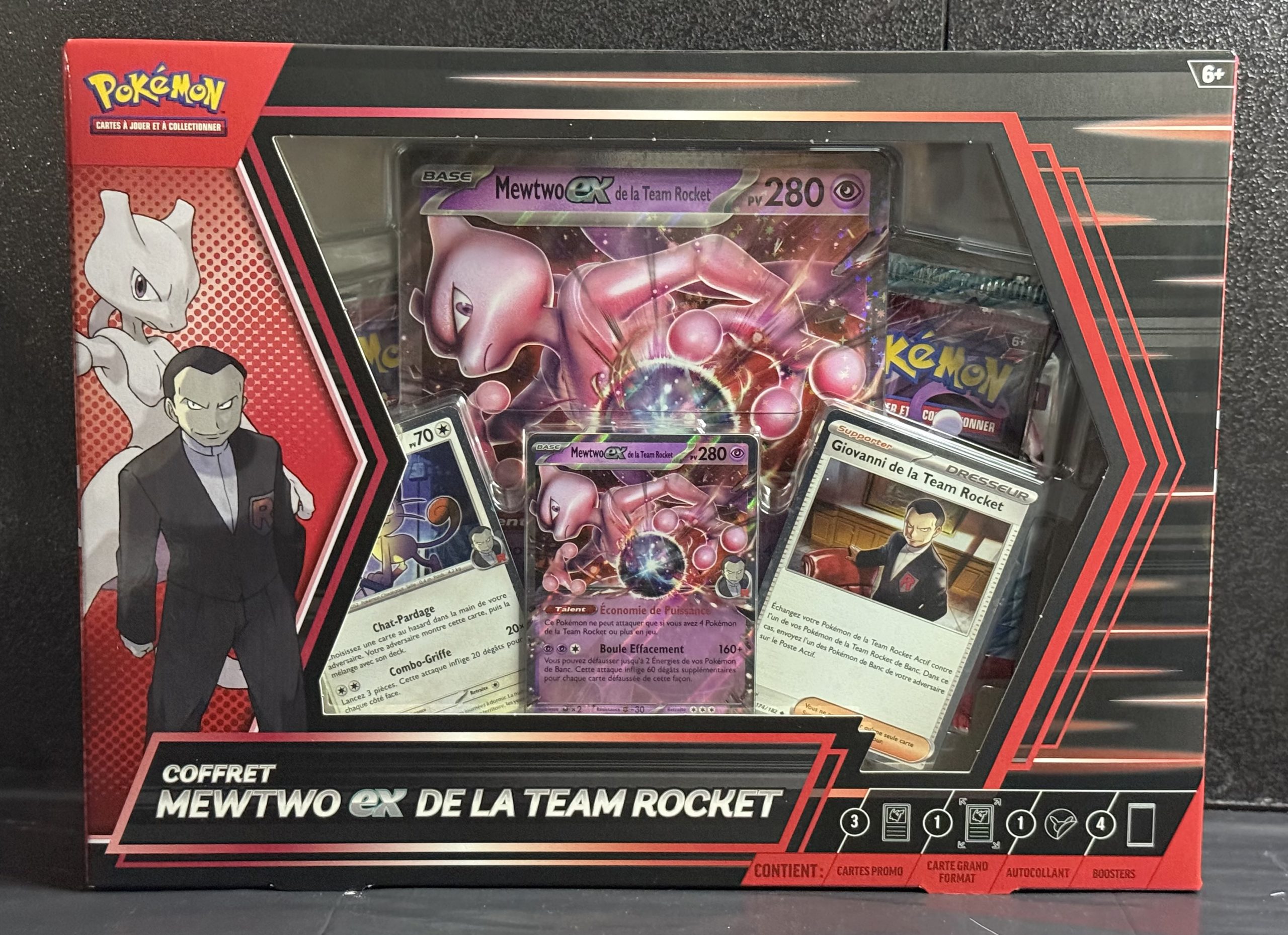 POKEMON - COFFRET MEWTWO EX TEAM ROCKET NEUF - Hobby One