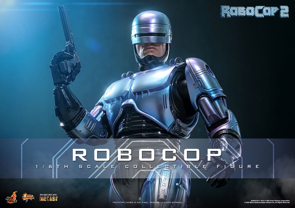RoboCop 2 Movie Masterpiece Diecast 1/6 RoboCop - HOT TOYS - Hobby One ...