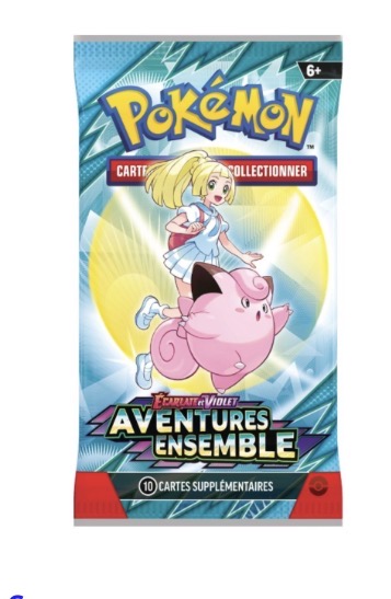 Booster [EV09] - Aventures Ensemble - Pokémon Ecarlate et Violet - FR ...