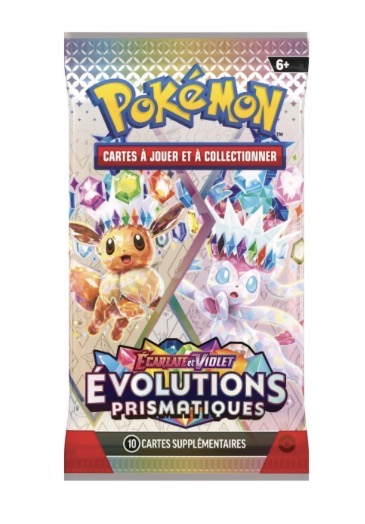 Booster [EV8.5] - Evolutions Prismatiques - Pokémon Ecarlate et Violet ...