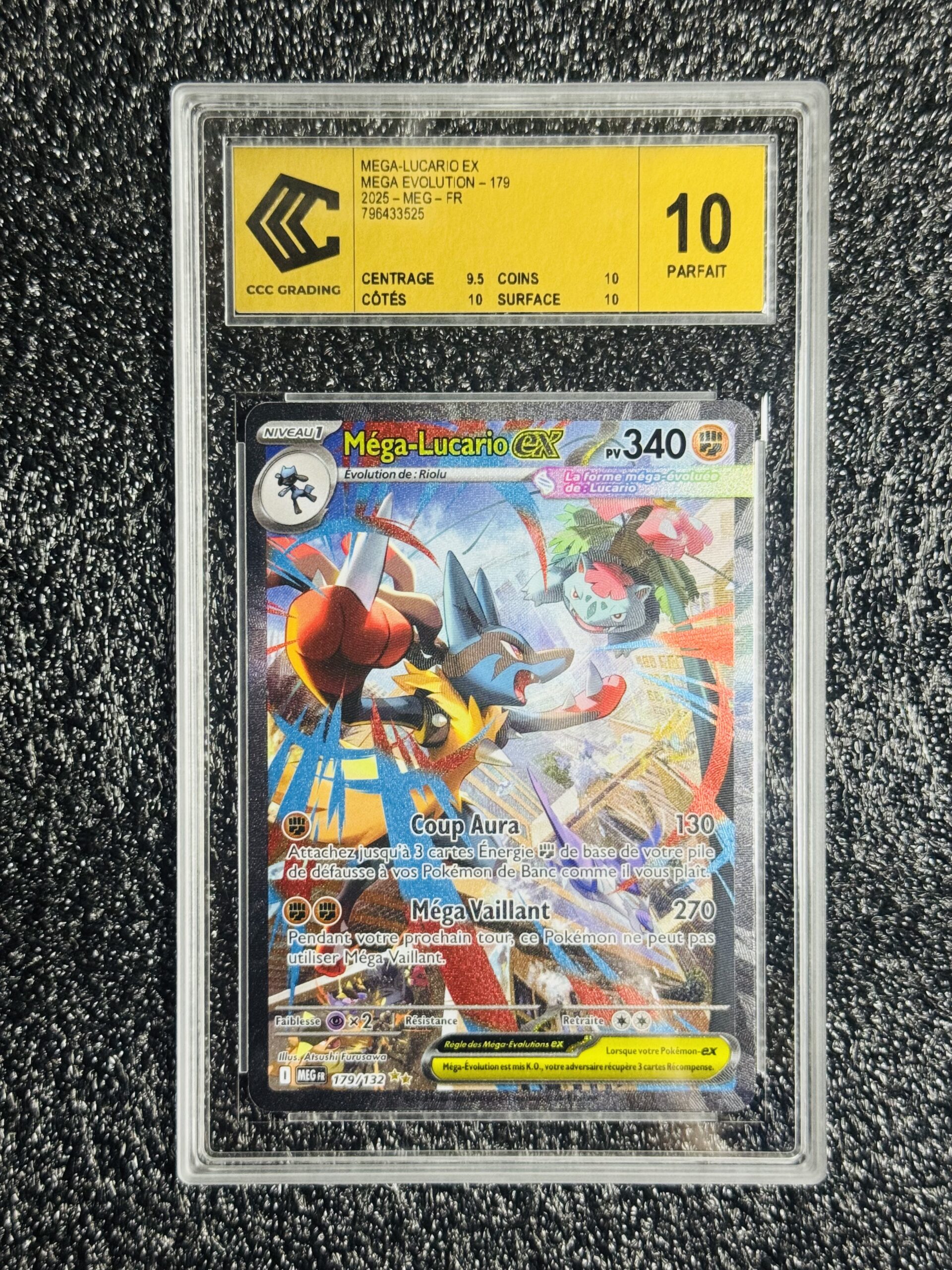 Méga-Lucario ex 179/132 CCC10 GOLD LABEL - Hobby One