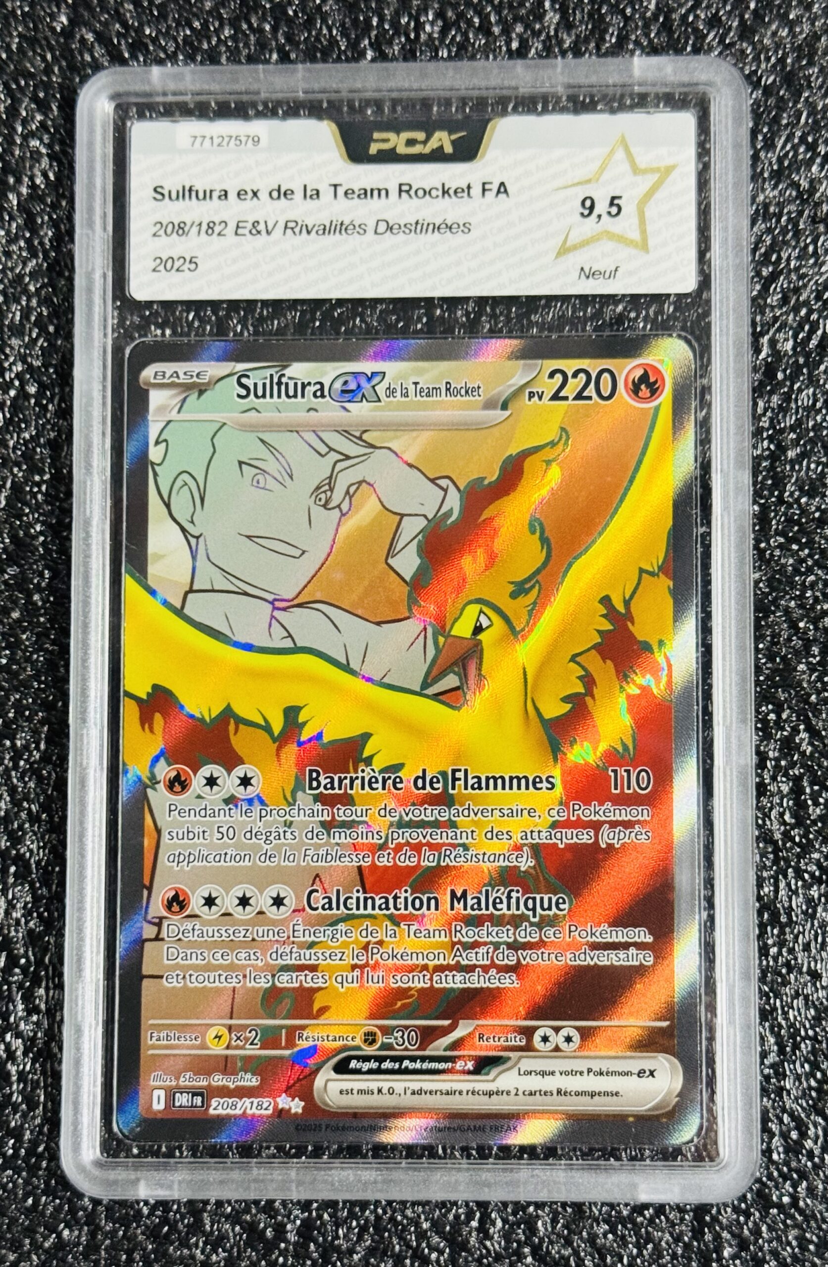 Sulfura ex de la Team rocket 208/182 PCA 9.5 - Hobby One
